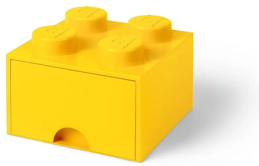 Žlutý úložný box se šuplíkem LEGO®