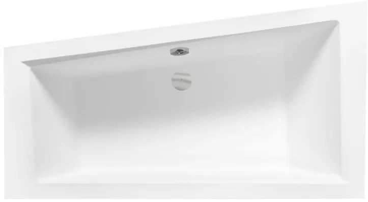 Besco Intima Slim 160x90 akrylátová vana Délka vany: 160cm, Orientace: Pravá