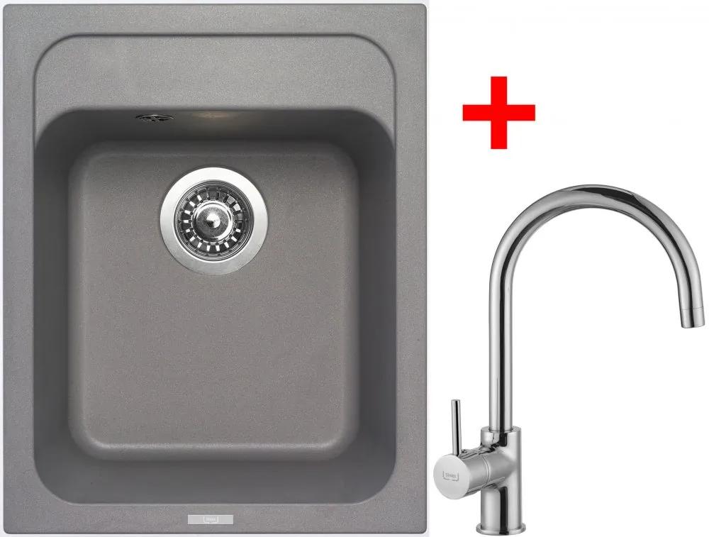 Sinks CLASSIC 400 Titanium+VITALIA CL40072VICL
