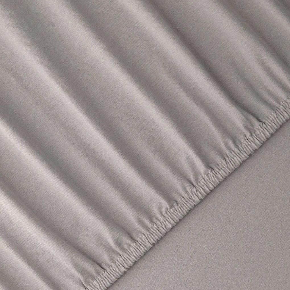 Florella Prostěradlo Avance Jersey Elastan Silber, 90-100x200-220 cm