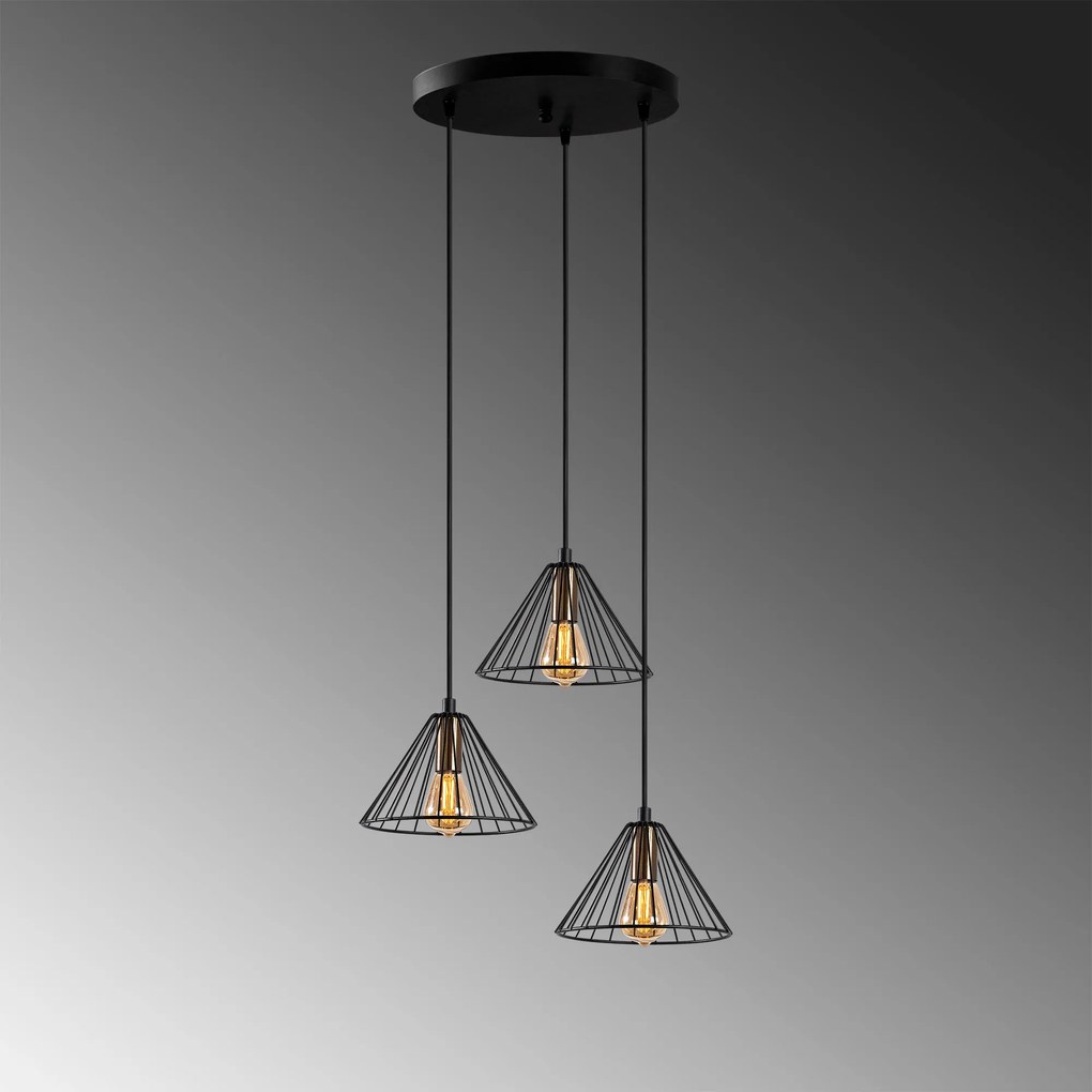 OPVIQ Závěsné světlo SOYL černé 942FLG1241
