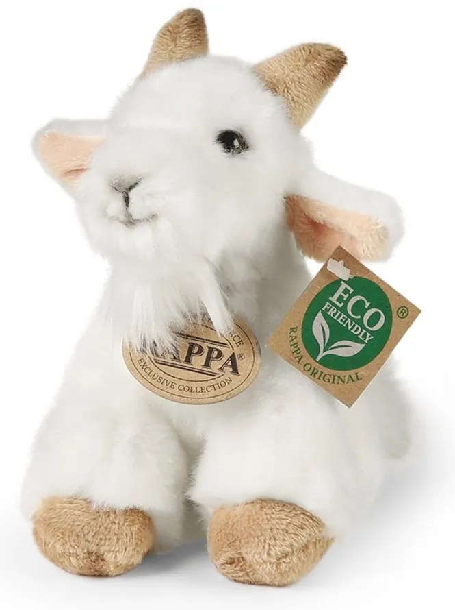 Rappa Plyšová koza sedící 16 cm ECO-FRIENDLY