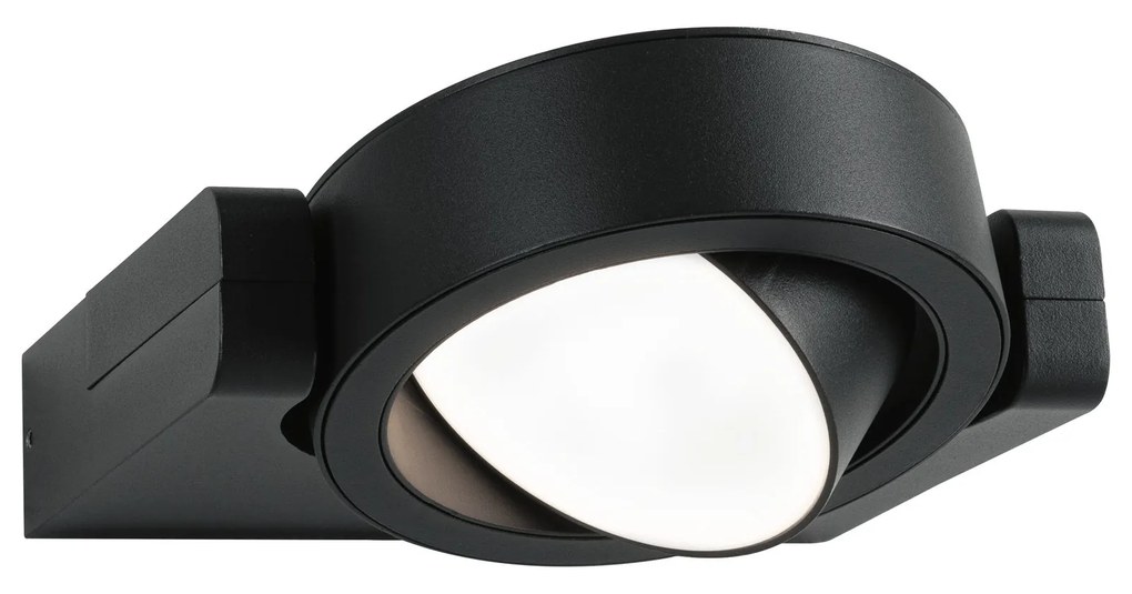 Paulmann 94406 Swivea, venkovní nástěnné svítidlo otočné 360°, LED 8W 3000K, tmavě šedá, IP44