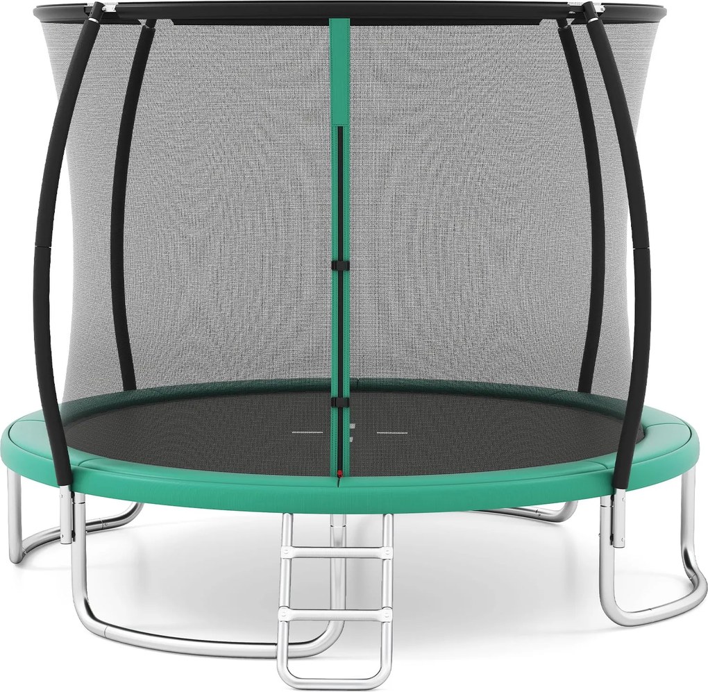 Costway Trampolína venkovní se žebříkem kulatá zahradní