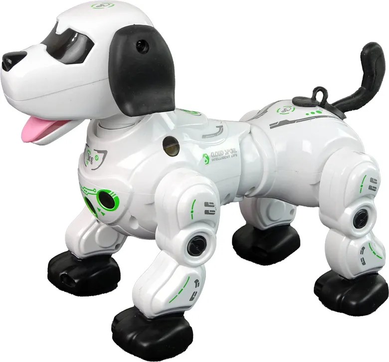 LEAN Toys Interaktivní pejsek – robot s dálkovým ovládáním