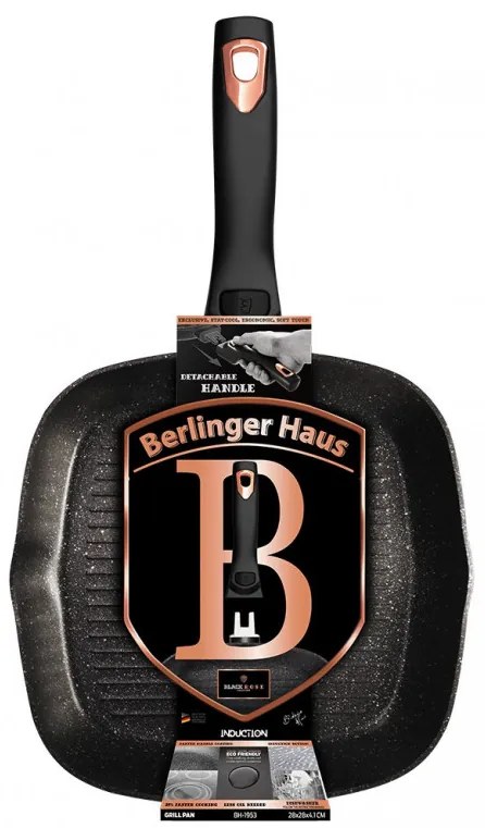 BERLINGER HAUS - Pánev grilovací 28cm Black Rose