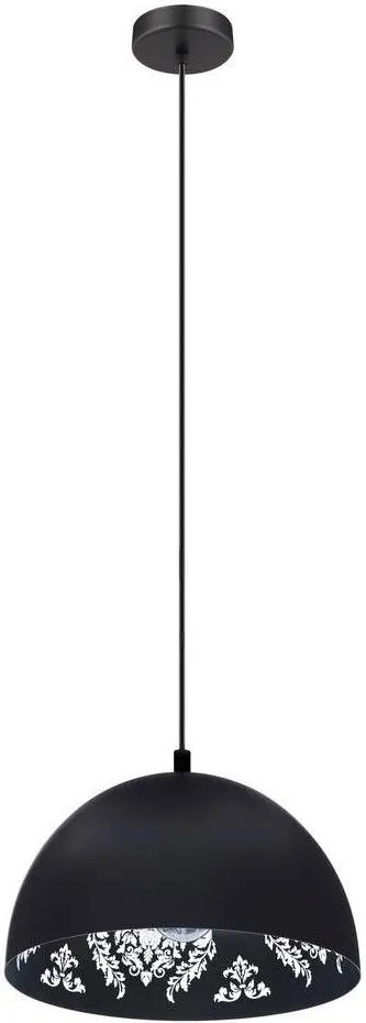 Eglo 43472 závěsné stropní svítidlo congresbury 1x40w | e27 - černá