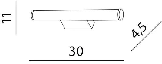 LED nástěnné svítidlo Jaro 30 4000K