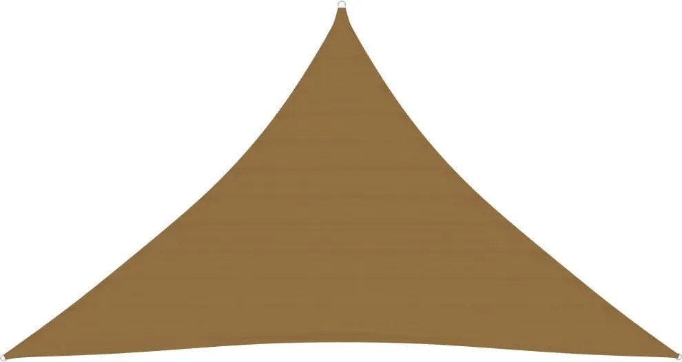 Sluneční plachta, 160 g/m², barva taupe, 5x5x6 m, Hdpe