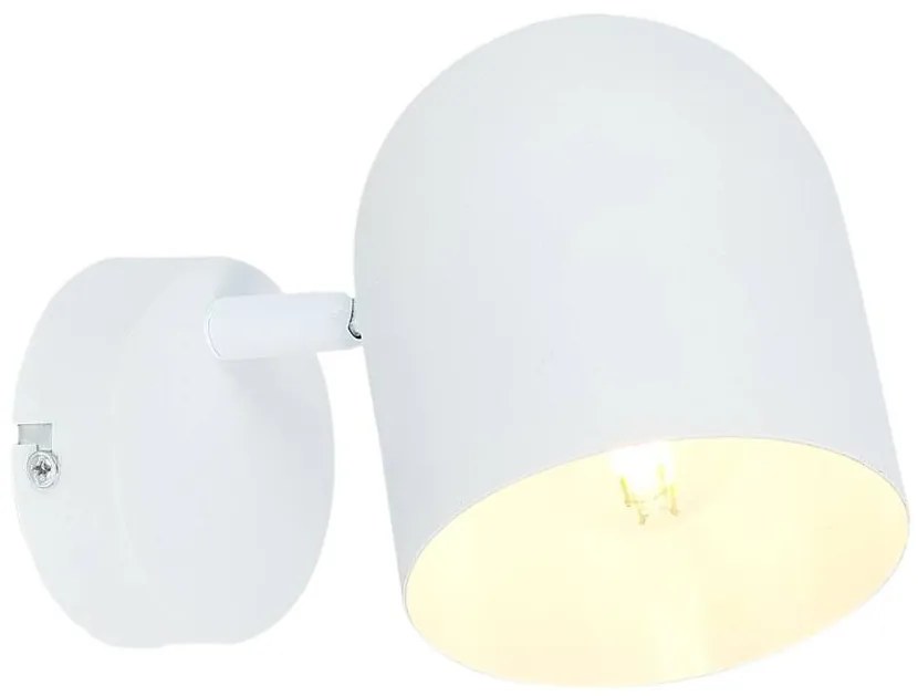 Bílé stropnínástěnné svítidlo Azuro pro žárovku 1x E27