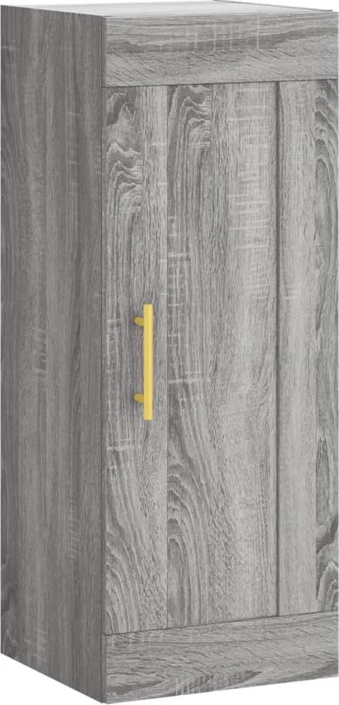 vidaXL Skříň highboard 34,5 x 34 x 180 cm kompozitní dřevo [3200185] Barva: hnědý dub