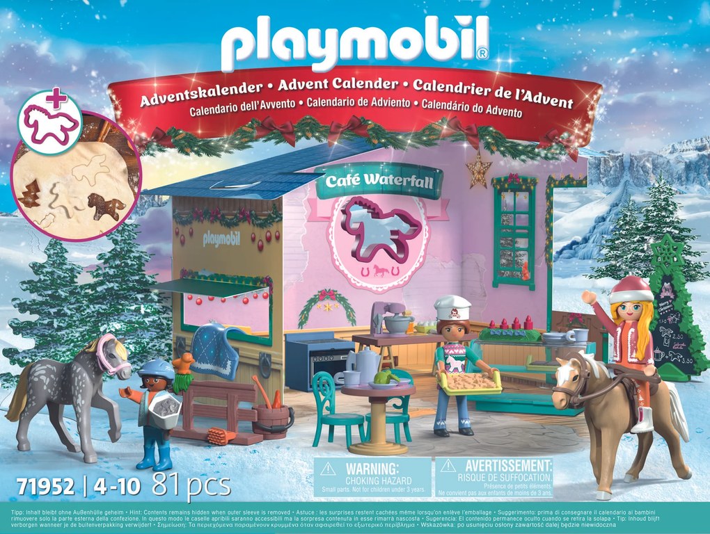 Playmobil 71952 vánoční pečení v jezdecké kavárně