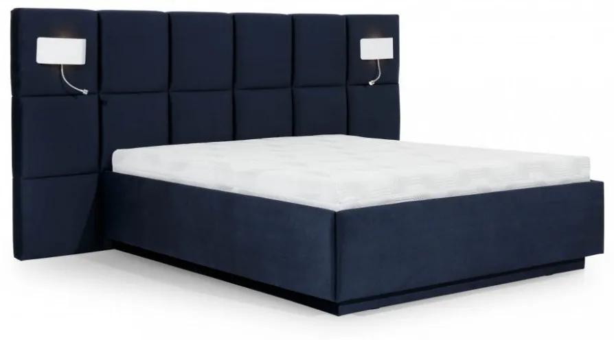 Moderní čalouněná postel MONACO 140x200 cm Monolith 1