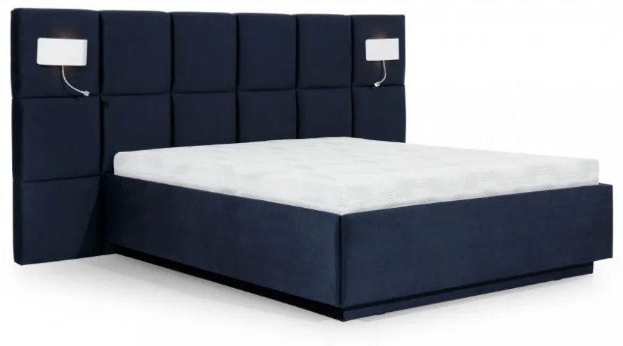 Moderní čalouněná postel MONACO 180x200 cm Ficelle 4