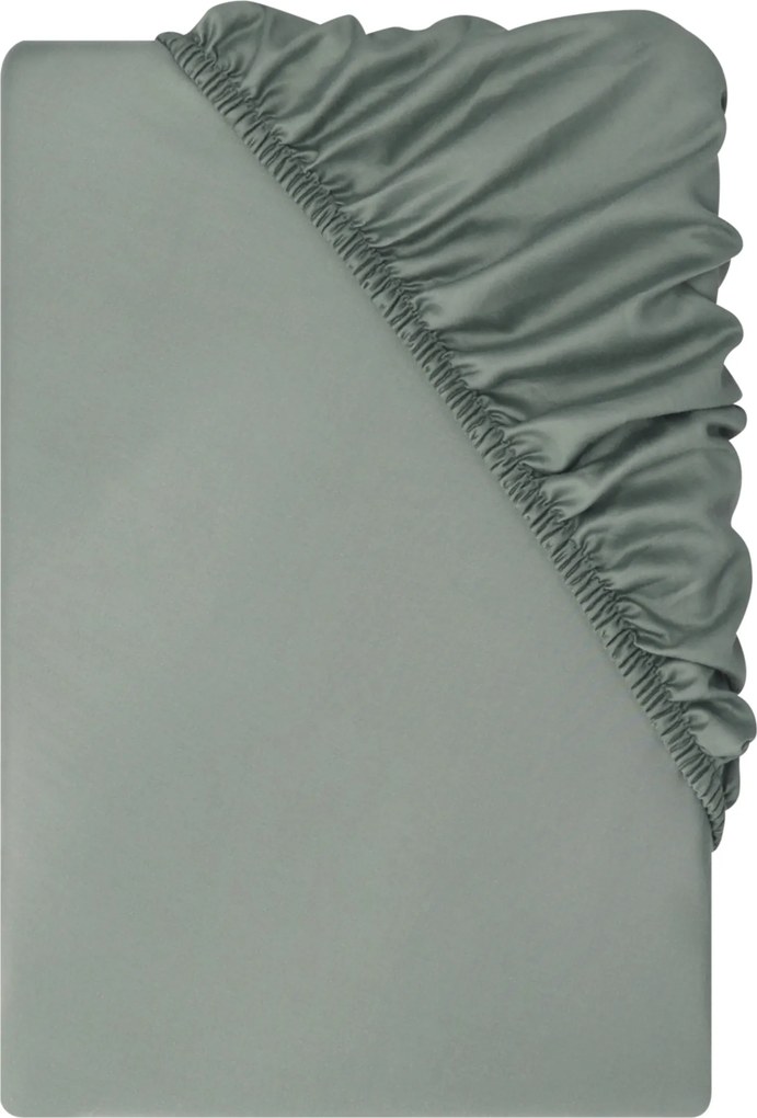 Livarno® Saténové napínací prostěradlo, 180-200 x 200 cm (šedá)