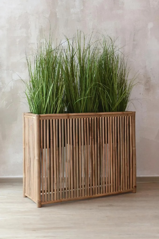 Interiérový květináč ELEMENTO, bambus, šířka 97 cm, natur