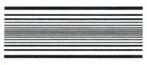 Bordura papírová Proužečky černé - šířka 7,8cm x délka 5m