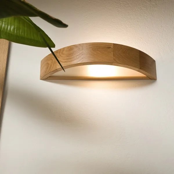 BRILAGI - LED RGBW Stmív. nást. svítidlo CARVALHO 1xE27/12W/230V dub