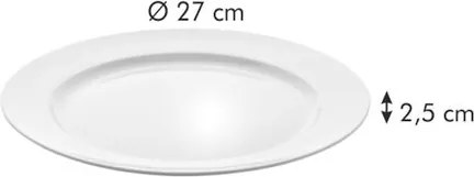 TESCOMA Mělký talíř OPUS STRIPES ø 27 cm