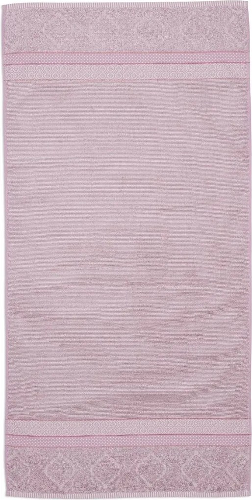 Pip Studio ručníky z bavlněného froté Soft Zellige, lila (Luxusní ručníky z bavlněného froté v designu Soft Zellige v barvě lila)