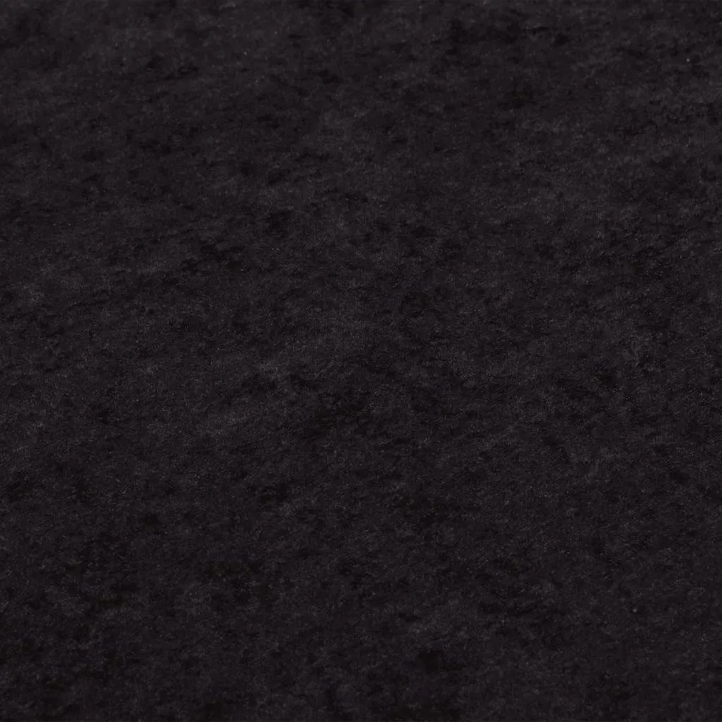 Koberec pratelný antracitový Ø 200 cm 136632