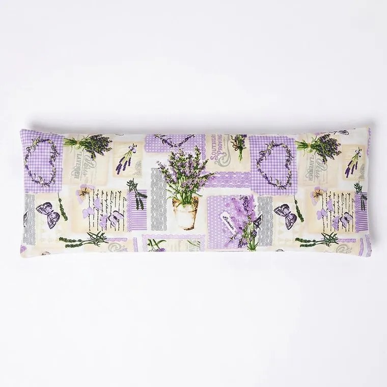 Nahřívací polštářek do mikrovlnky LEVANDULE 50 × 16 cm