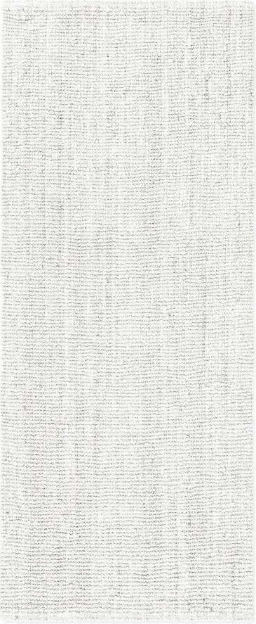 Světle šedý oboustranný/ručně tkaný jutový běhoun 80x200 cm Bouclé Jaipur – Hanse Home