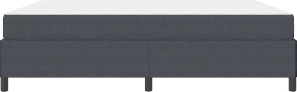 Rám postele s matrací Tmavě šedá 180 x 200 cm textil 3399136