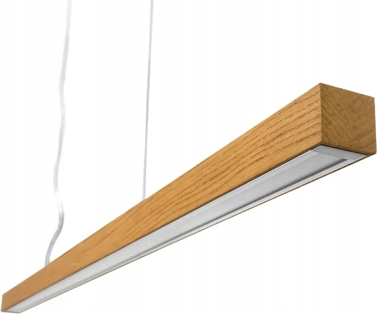 Závěsná Led lampa Wood Dub Slim 100 cm