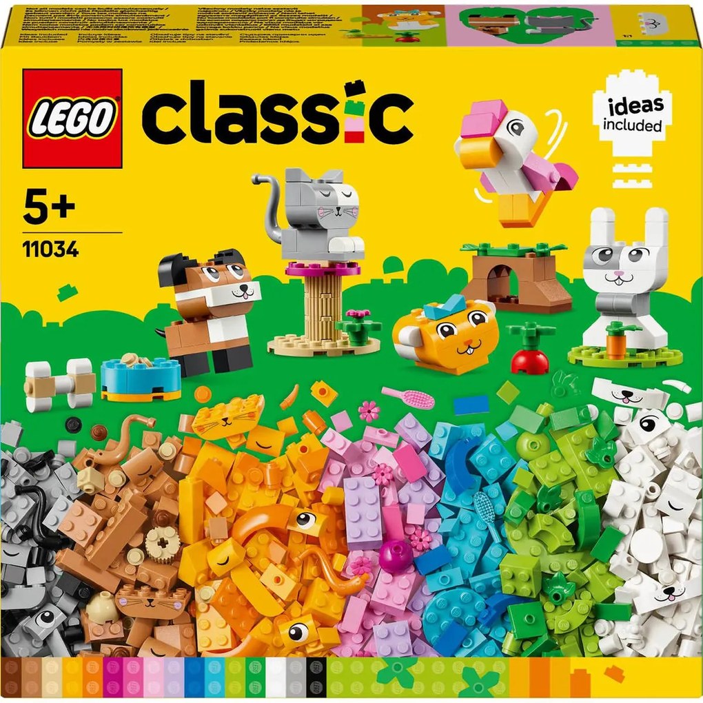 LEGO CLASSIC Tvořiví mazlíčci 11034 STAVEBNICE 2211034