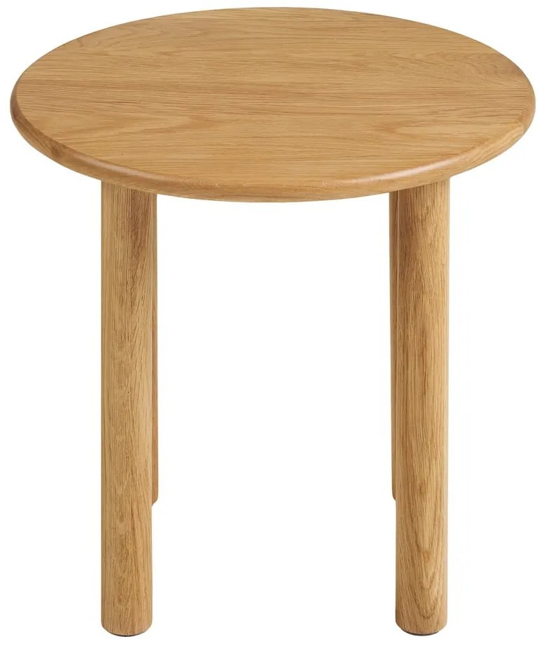 Kulatý odkládací stolek z dubového dřeva ø 40 cm Jena – House Nordic