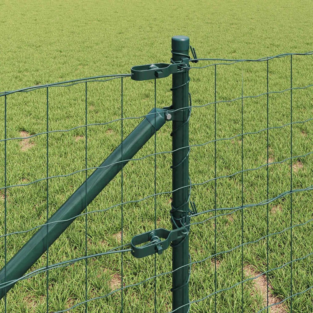 Evropský plot se hroty 10 x 0,4 m Ocel potažená PVC Zelená 3350611