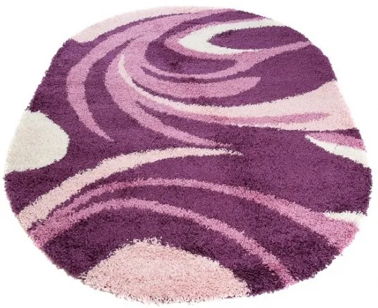 Exkluzivní kusový koberec SHAGGY LOCANA oválný OVL0150 - 60x100 cm
