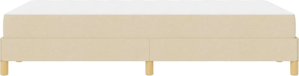 Postel s boxspringem s matrací Krémová 120 x 190 cm textil 3398554