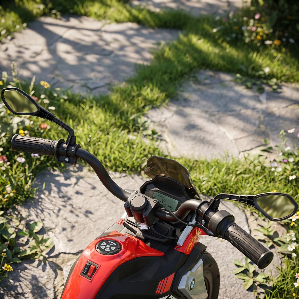 AIYAPLAY Dětská elektrická motorka BMW G310 GS, červená