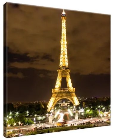 Tištěný obraz Paříž Eiffelova věž v noci 30x30cm 135A_1AI