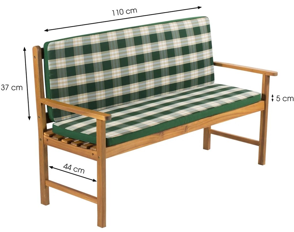 Fieldmann FDZN 9120 potah na lavici šíře 120 cm, zelená