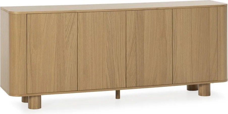 Komoda v dekoru dubu v přírodní barvě 180x75x40 cm Padoc – MOME