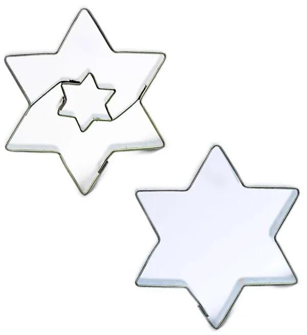 Velké hvězdičky - střed hvězdička
