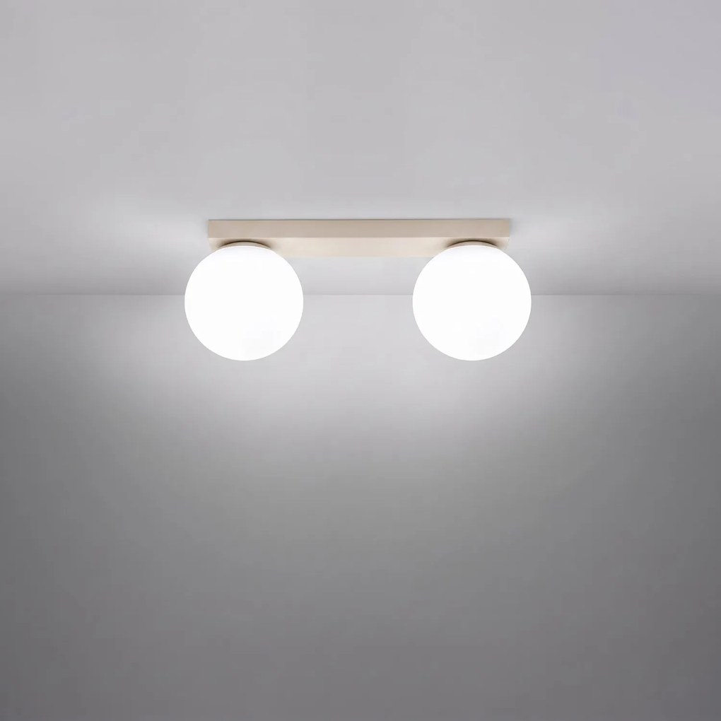Sollux Lighting Stropní svítidlo YOLI 2 béžové