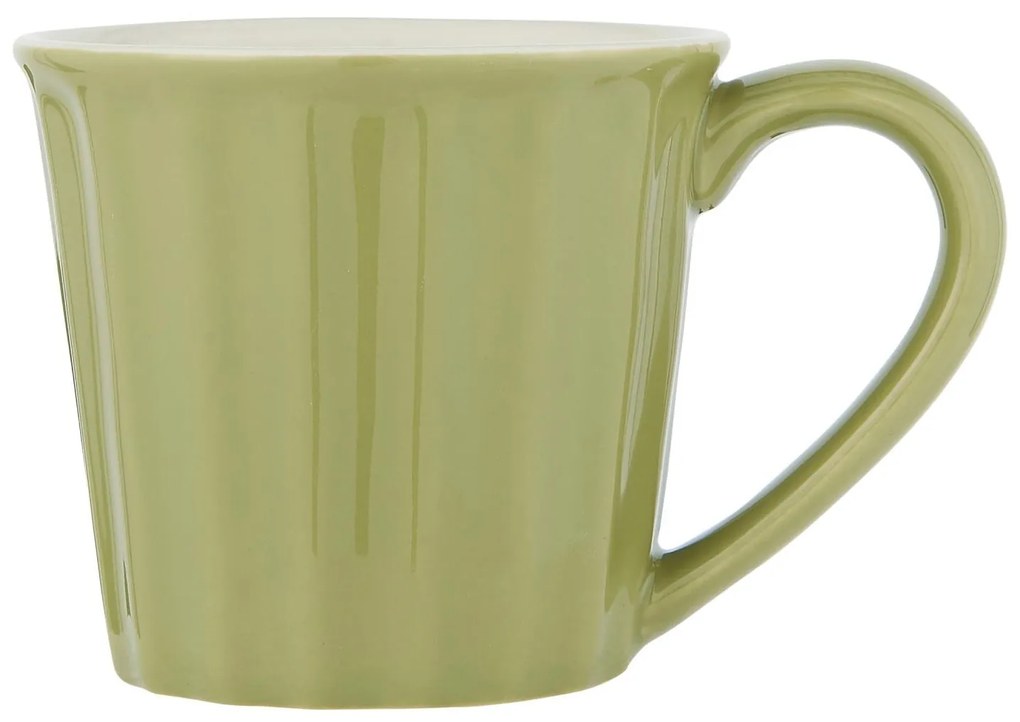 IB LAURSEN Hrneček Mynte Herbal Green 250 ml, zelená barva, keramika