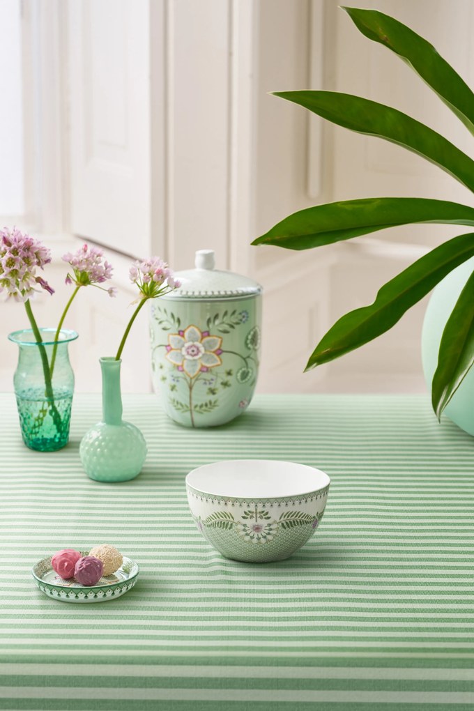 Pip Studio Lily & Lotus miska Ø15cm, zelená (porcelánová miska)