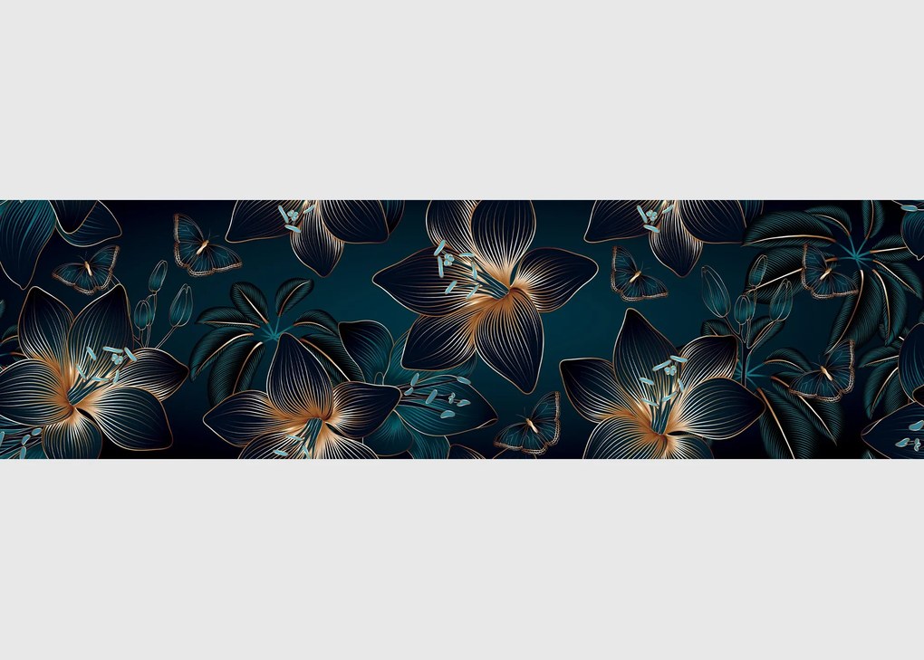 Samolepící bordura na zeď Tajemné Háje | 5 m x 13.8 cm | DWB8401