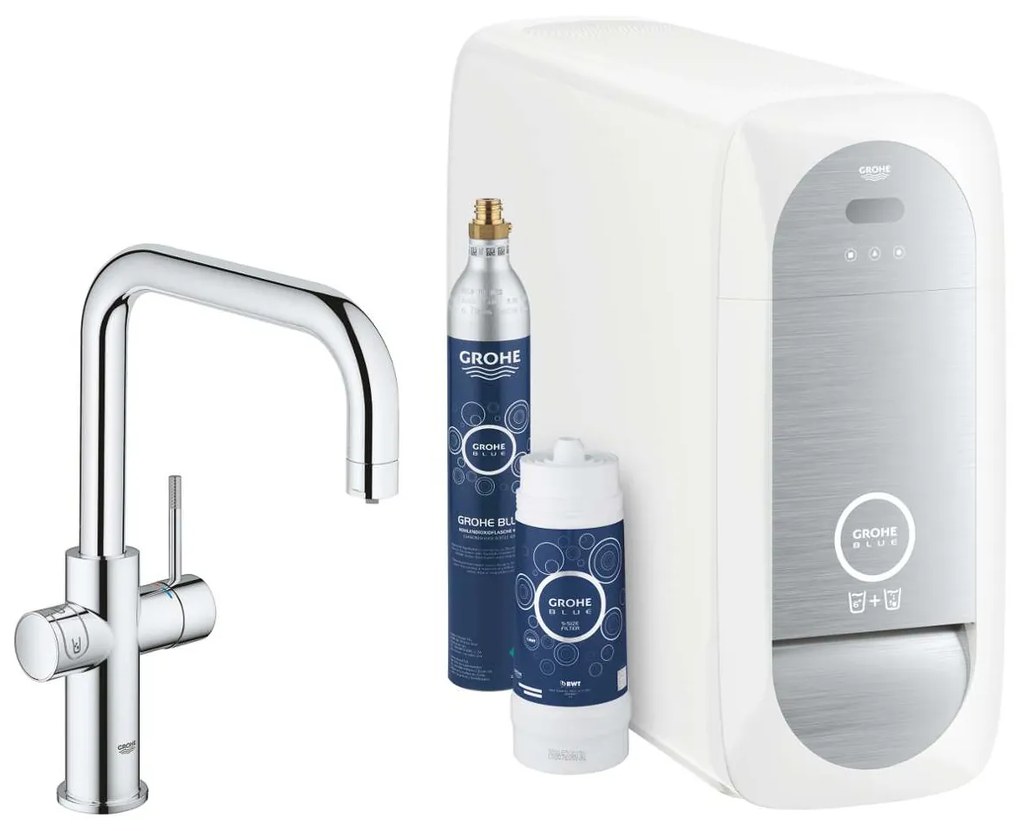 Grohe Blue Home - Dřezová baterie Connected, s chladícím zařízením a filtrací, chrom 31456001