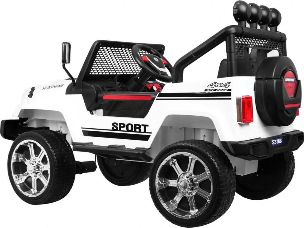 Ramiz Terénní autíčko Raptor Drifter bílé 4x4 off-road pro děti