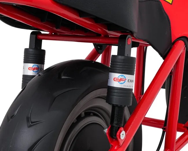 Elektrická motorka SUPERMOTO červená