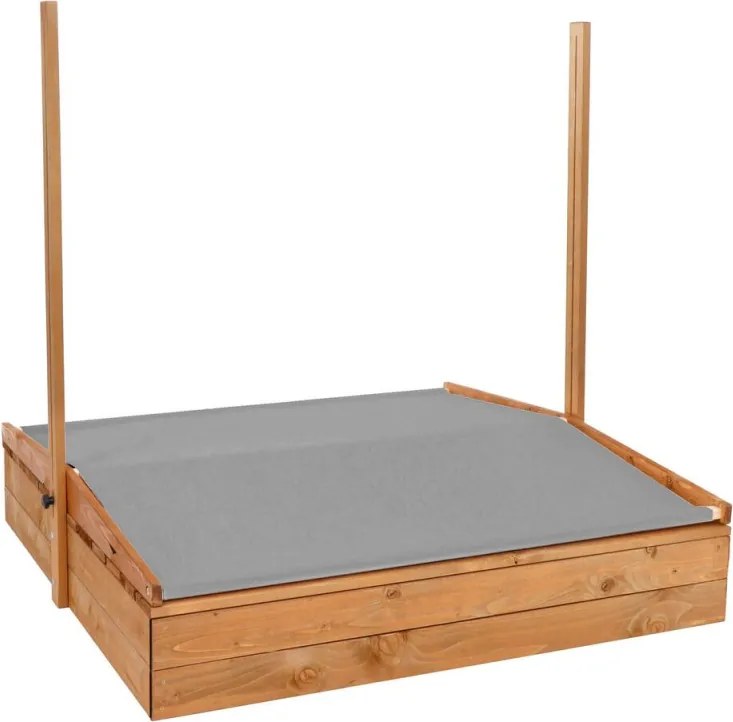 Dětské pískoviště se stříškou 120x120 cm SPRINGOS + podložka