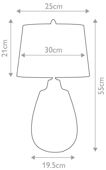 Elstead NEWHAM-TL-S - Stolní lampa NEWHAM 1xE27/60W/230V
