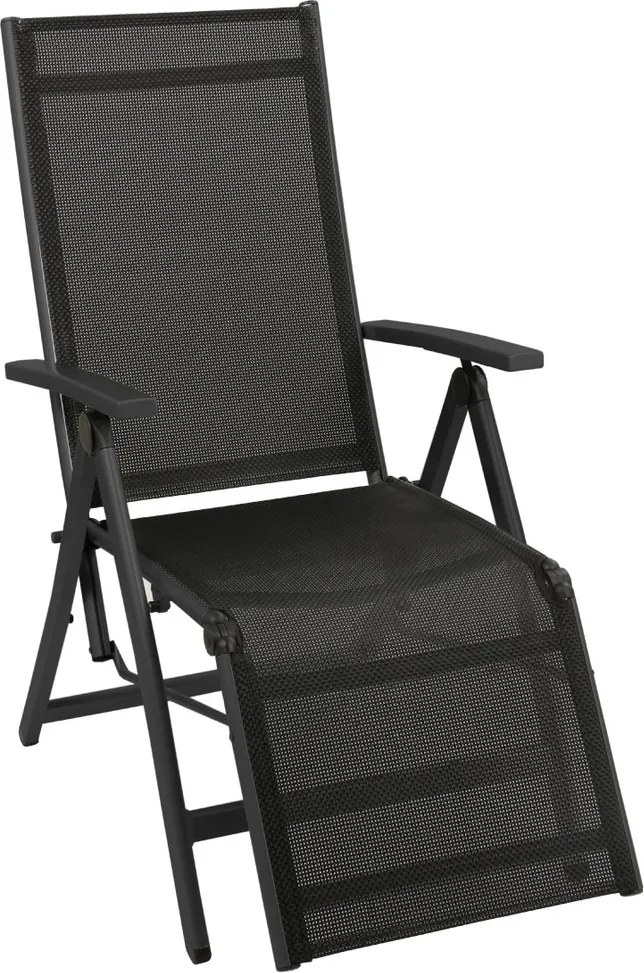 Doppler ACTIVE relaxační zahradní křeslo antracit