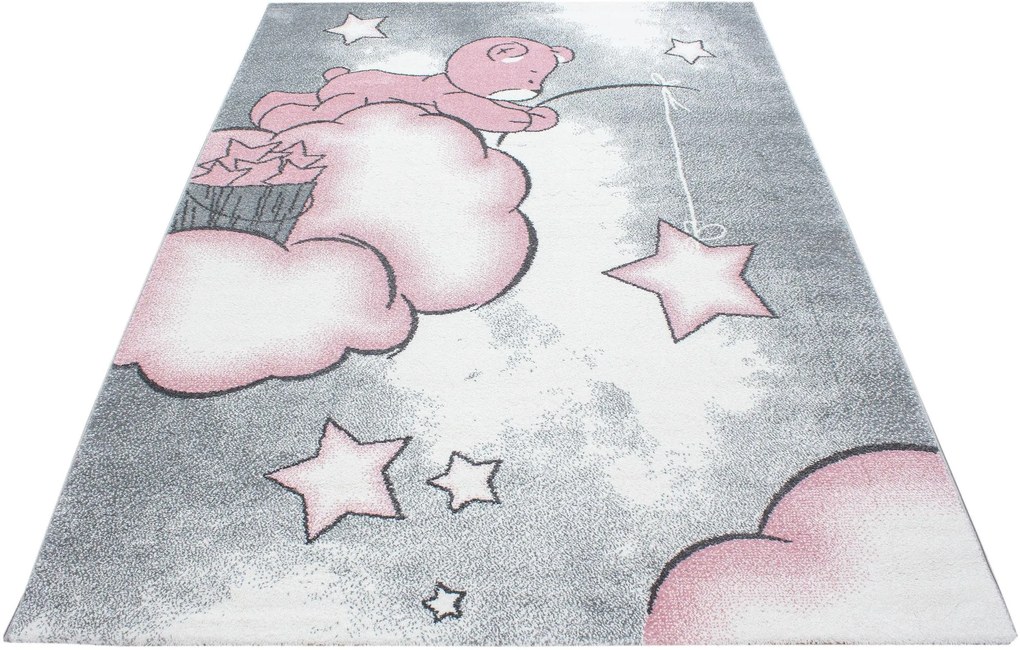 Dětský kusový koberec Kids 580 Pink | růžový Typ: 80x150 cm